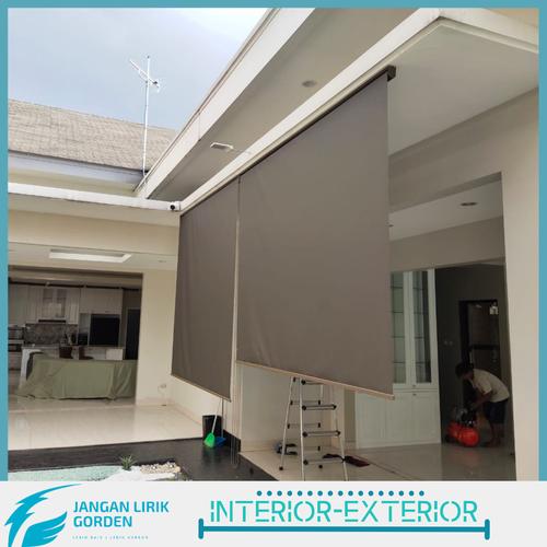 Jual Tirai outdoor - tampias hujan - penahan angin | tirai suntex blind ...