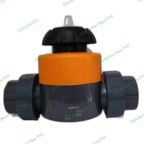 Jual True Union Diapragm Valve PVC 2 inch DN50 ANSI/JIS PVC Pipa PVC ...