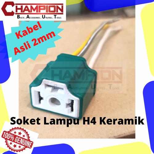 Jual Socket lampu H4 keramik Soket lampu mobil H4 keramik - Jakarta ...