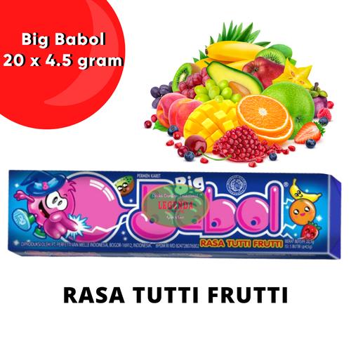 Jual Big Babol Stick 1 box isi 20 permen karet jadul - Tutti Frutti ...