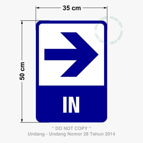 Jual RAMBU IN ( MASUK ) 35CM X 50CM PLAT ALUMUNIUM - KANAN - Kota ...