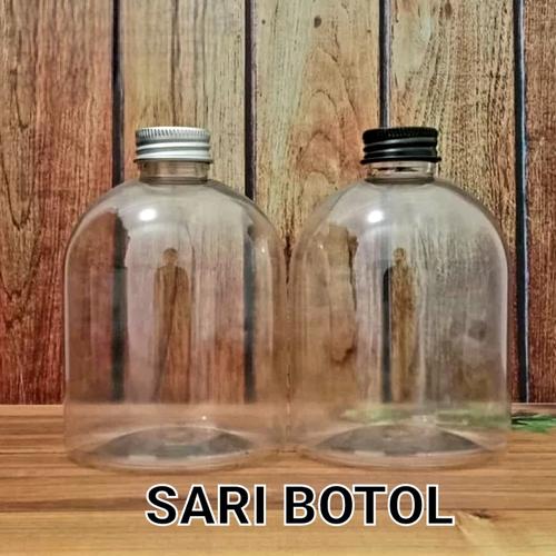 Jual BOTOL ULIR 500ML OVAL NATURAL/BOTOL 500ML NATURAL TUTUP ULIR ...