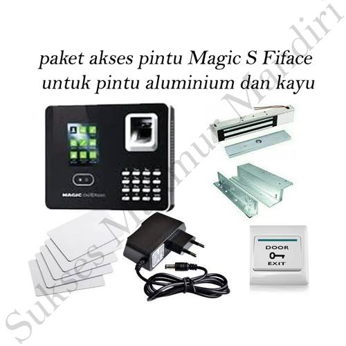 Jual access control door Magic S Fiface untuk pintu aluminium dan kayu ...