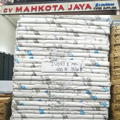 Jual Kertas Ivory 2 Muka UK 79X109 Tebal 190, 210, 230, 260, 310, 400 ...