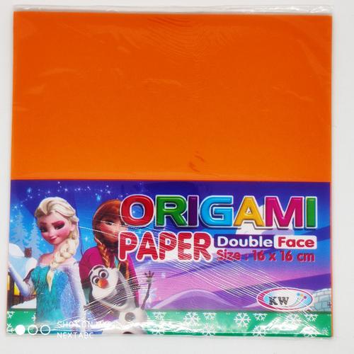Jual KERTAS LIPAT / ORIGAMI KW DOUBLE FACE Warna Bolak Balik - 20x20 ...
