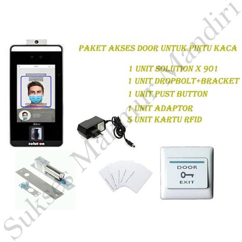Jual Access control door solution x901 ( pintu Alumunium dan pintu kaca ...