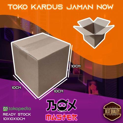 Jual Kardus Diecut UK 10x10x10 CM Box Packaging BARU Corrugated POLOS ...