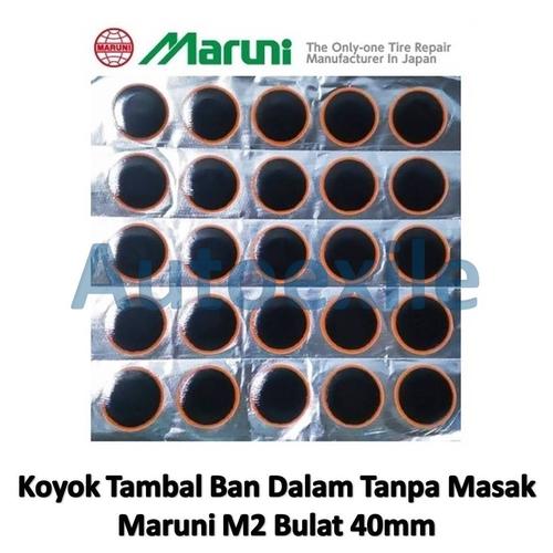 Jual Koyok Tambal Tempel Ban Dalam Maruni M2 Bulat 40mm M-2 Tip Top ...