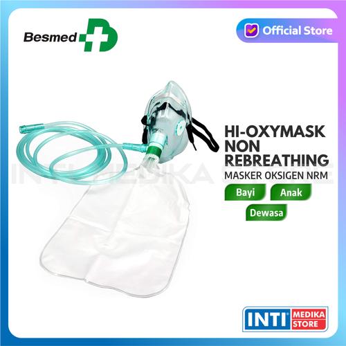 Jual BESMED - Hi Oxymask Bayi / Anak / Dewasa | Masker Oksigen NRM ...