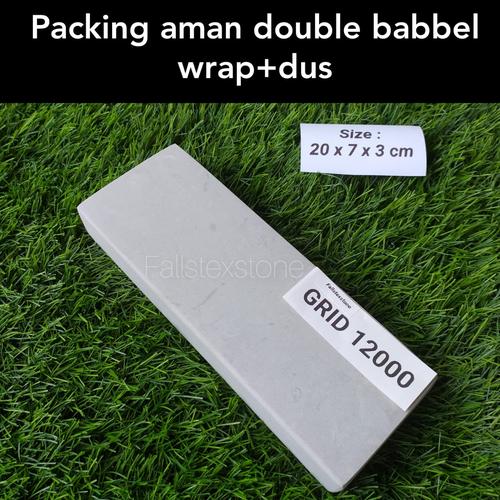Jual Batu asahan pisau super halus GRID 12000 ukuran 20x7x3cm - Kab ...