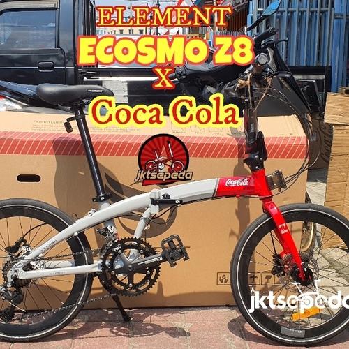 Jual Sepeda Lipat Element Ecosmo Z8 Coca Cola - Jakarta Barat ...