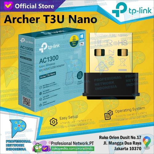 Jual TP-LINK Archer T3U Nano AC1300 Nano Wireless MU-MIMO USB Adapter ...