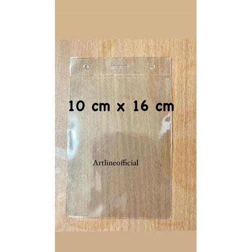 Jual Kantong Plastik Mika Cover Nametag Panitia / ID CARD Uk. 10 x 16 ...
