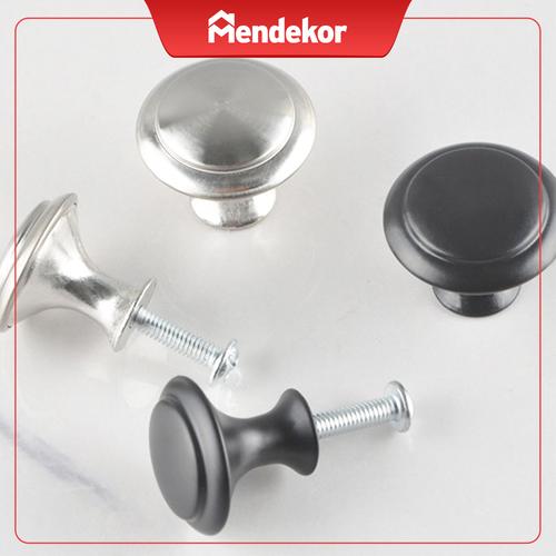 Jual Hujyu| handle gagang pintu laci lemari knob tarikan jamur hitam ...