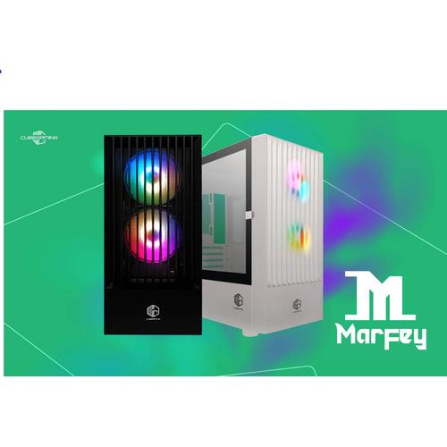 Jual CUBE GAMING MARFEY - mATX - LEFT SIDE GLASS HINGE DOOR - BLACK ...