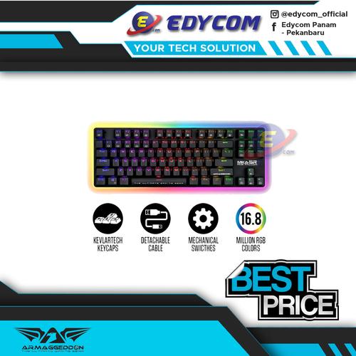 Jual Keyboard Mechanical Gaming Armaggeddon MKA-5R RGB Hornet - Kota ...