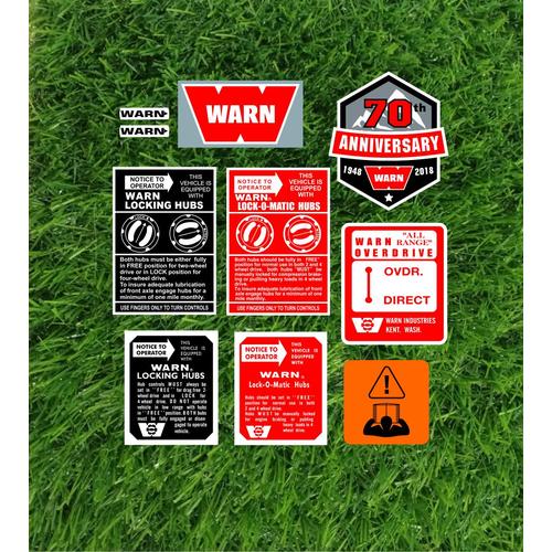 Jual STICKER WARN 1 SET STICKER ISSI 10 PCS - Kota Bandung ...
