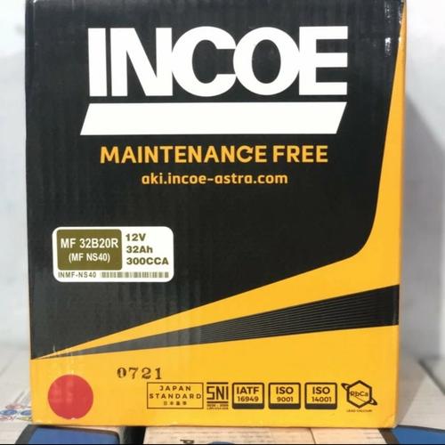 Jual AKI BATERAI KERING MF INCOE NS40/32B20R MOBIL AVANZA XENIA TERIOS ...