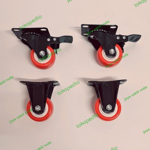 Jual Roda 2 inch pvc rem/mati - Jakarta Barat - Jaya Sakti Roda | Tokopedia