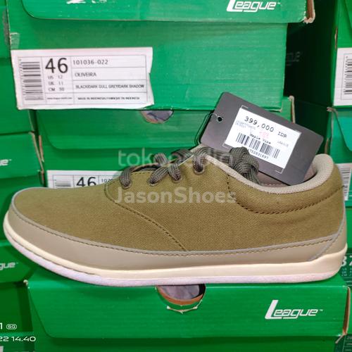 Jual Sepatu League Army Hijau Mapple Vibe Sneakers Pria Original Murah ...