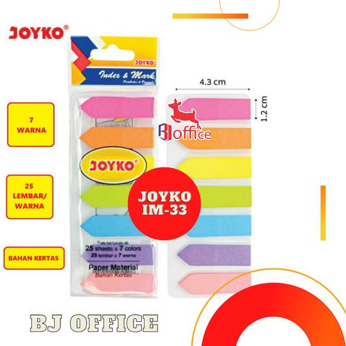Jual Index & Mark / Penanda / Pembatas Joyko IM-33 / Kertas / Sticky ...