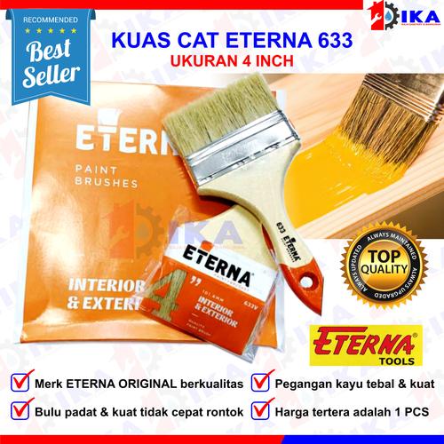 Jual Kuas cat tembok ETERNA ASLI 633 4 inch kualitas bagus bulu kuat ...