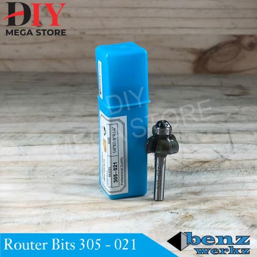Jual Router cove bit / mata profil 22,2 mm x 1/4" benz werkz ( 305-021 ...