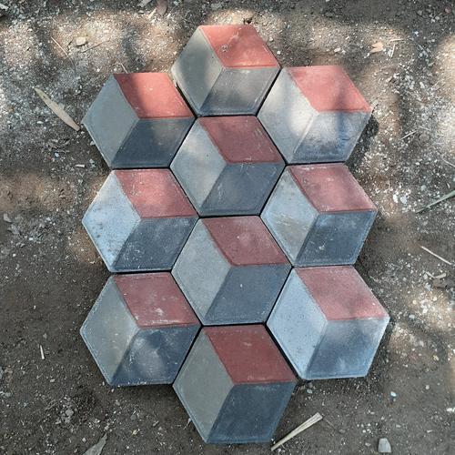 Jual pavingblock 3 dimesni paving 3d konblok 3 dimensi paving hidrolik ...