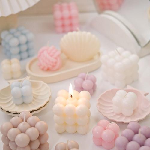 Jual BUBBLE CANDLE / KOREAN AESTHETIC CANDLE ROOM DECOR - CANDLE KECIL ...