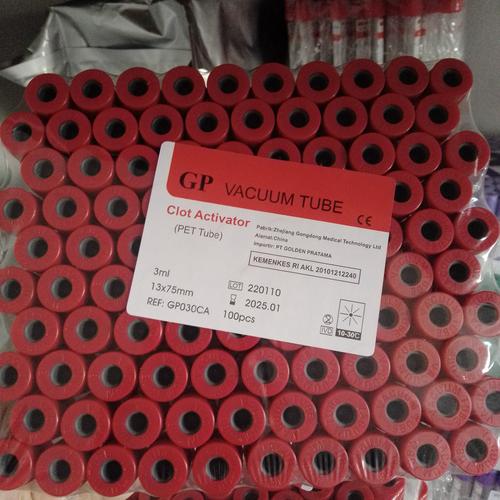 Jual Tabung clot activator 3 ml plastik pet GP isi 100 pcs - Kab. Bogor - Pokoknya Laku keras ...