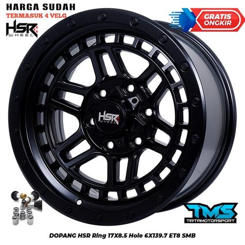 Jual velg mobil racing r17x85 for hilux double, fortuner, triton, dll ...