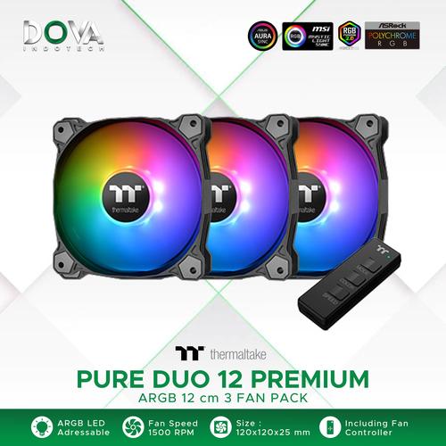 Promo THERMALTAKE FAN Pure 12 ARGB Sync Radiator Fan (3-Fan Pack) Cicil ...