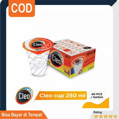 Jual Cleo Gelas 150ml/Cleo Gelas Mini 1 dus - Kota Malang - Toko Elang ...
