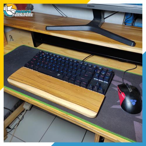 Jual wrist rest kayu tatakan untuk keyboard bisa custom - Kab. Jepara ...