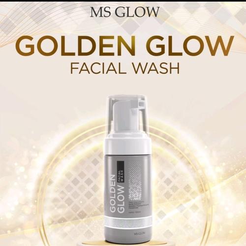 Jual Facial Wash Golden Glow Ms Glow Original / Golden Glow Facial Wash ...