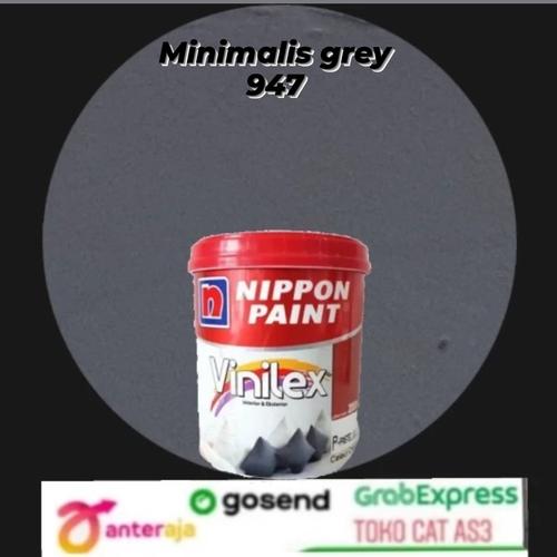 Jual Cat Tembok vinilex Nippon paint Minimalis grey 1kg - Kota Medan ...