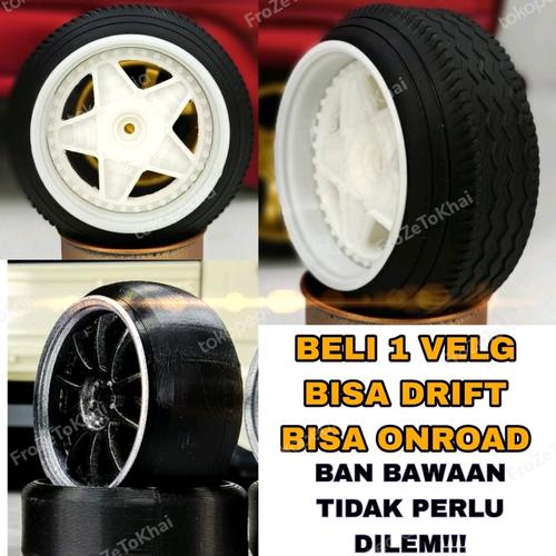 Jual VELG WPL D12 RING 17, VELG RC 1:10 1:12 HEX 5MM REGULER - KC STEEL ...