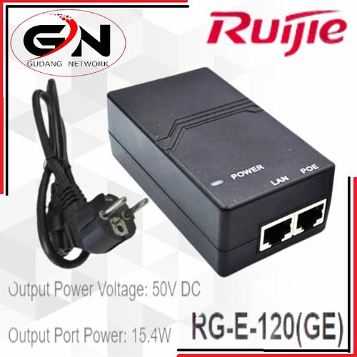 Jual Ruijie RG-E-120(GE) Power Over Ethernet Adaptor POE RG-E-120 GE ...