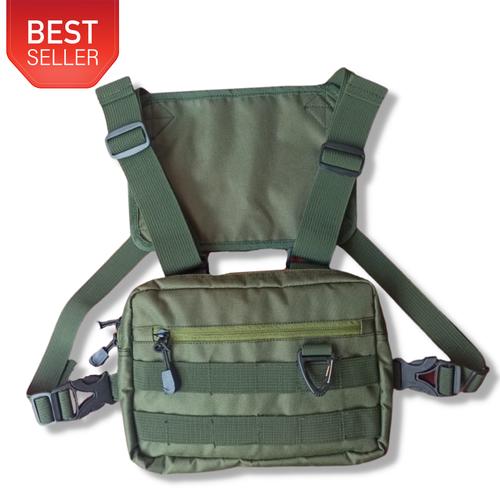 Jual Chest Bag Green Army Tas Dada Mini Warna Hijau Army TNI - Green ...