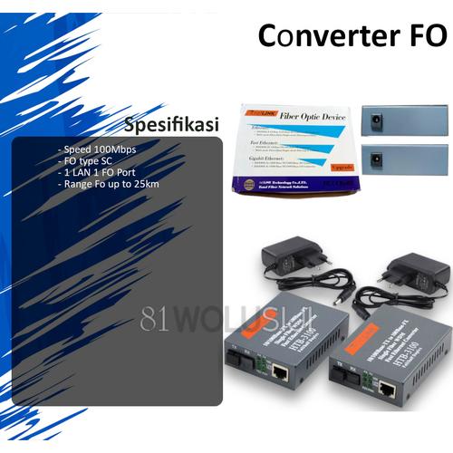 Jual HTB Converter LAN to Fiber Optic 10/100mbps - HTB 3100 A/B - Netlink - Kota Surabaya ...