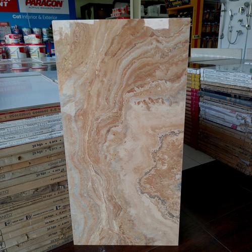 Jual granit lantai motif marmer 60x120 corail mbrown - Kab. Bogor ...