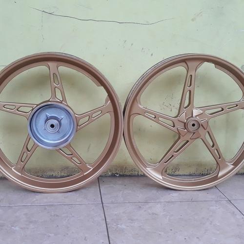 Jual velg jupiter z burhan original repaint gold - Kab. Bogor ...