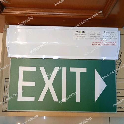 Jual LAMPU EXIT EMERGENCY VITALITE LAMPU LED PETUNJUK EXIT - EXIT ...