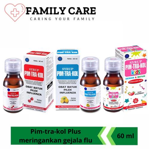 Jual Pimtrakol Syrup Plus 60 ml obat batuk pilek - Cherry - Kota ...