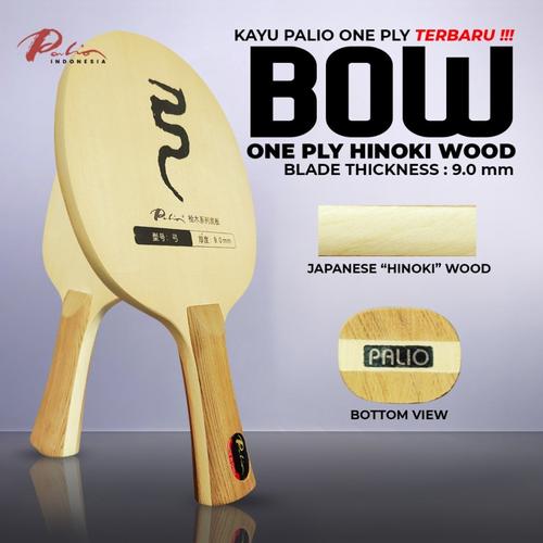 Jual Kayu Bat Tenis Meja Pingpong Palio Bow One Ply Hinoki 9MM FL ...