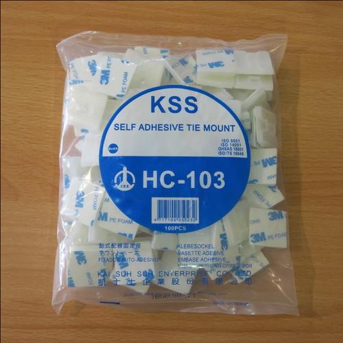 Jual KSS HC-103 Self Adhesive Tie Mount / Tie Mount HC103 - Jakarta ...