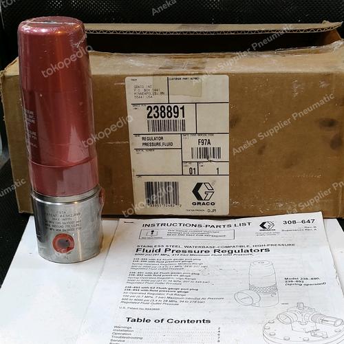 Jual Fluid High Pressure Regulator GRACO..238891 - Jakarta Barat ...
