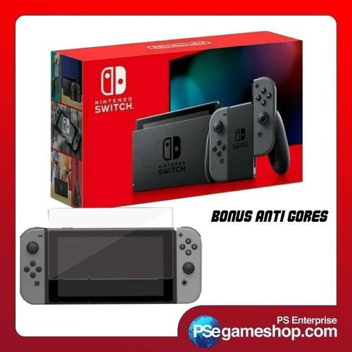 Promo Nintendo Switch Grey New Version - GREY, BNIB + TEMPER Cicil 0% ...