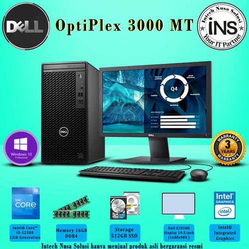 Jual PC DELL OptiPlex 3000 MT i5-12500 16GB 1TB SATA/256GB/512GB SSD ...