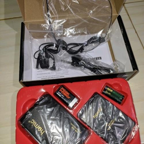 Jual MIC WIRELESS HOMIC MICROFONE PORTABLE 2 MIC SENAM MIC MASJID JEPIT ...